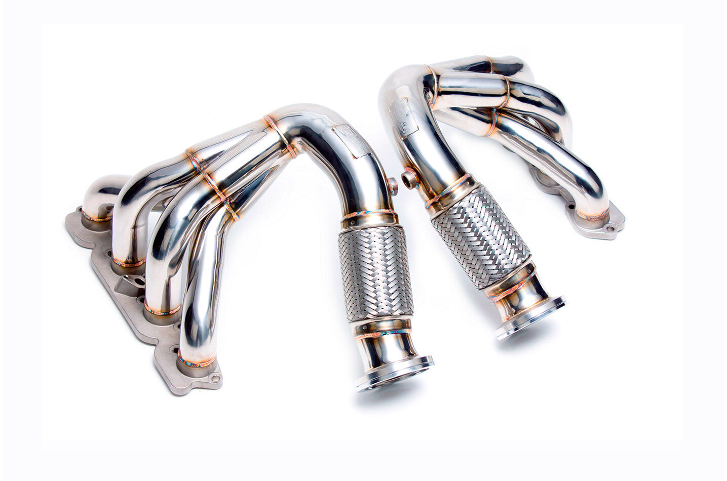 iPE Ferrari 458 Headers w/ Heat Protector (Stainless Steel) – Normal ...