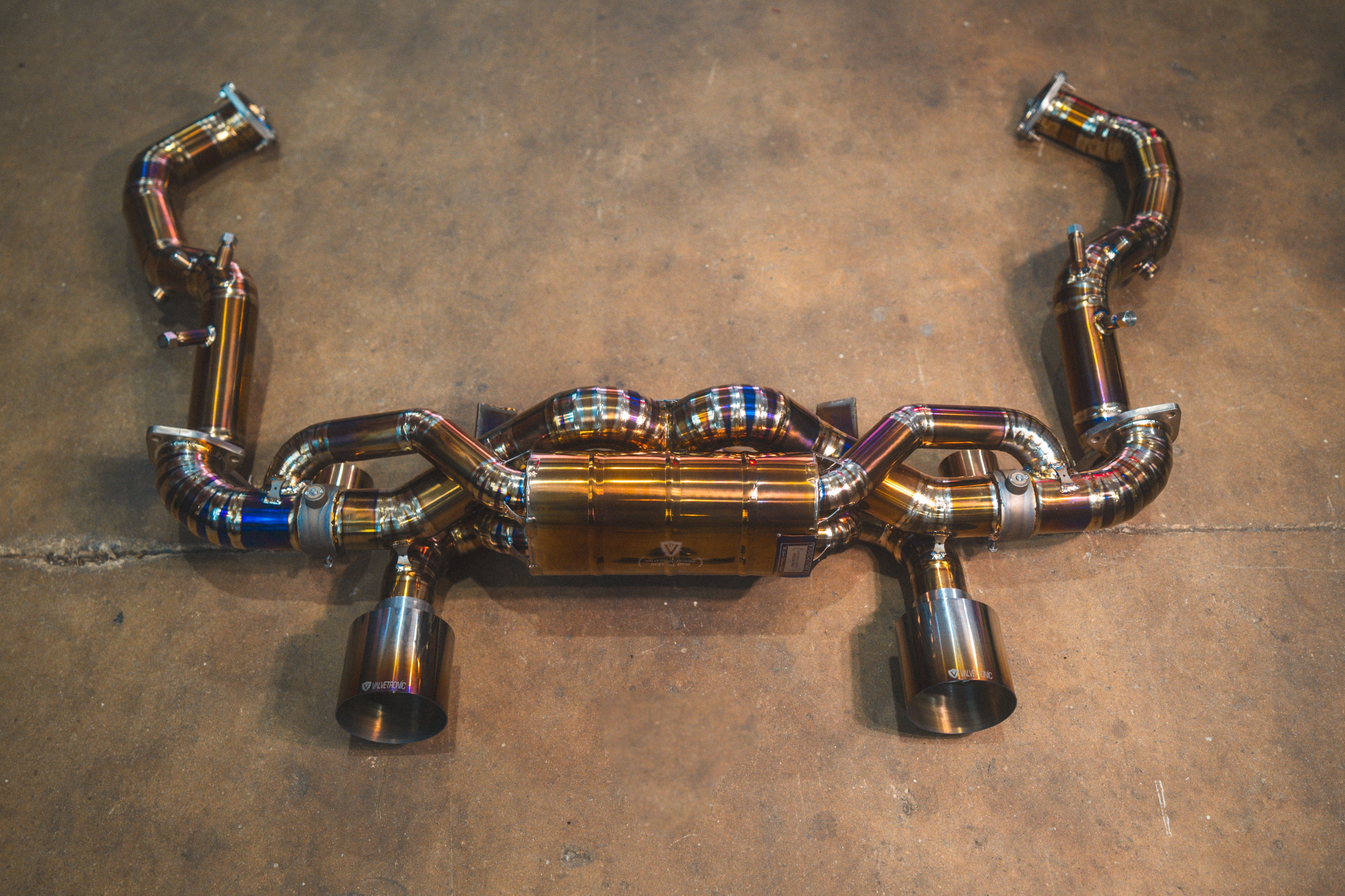 Valvetronic Valved Sport Exhaust System for Porsche 718 GT4RS/Spyder R ...