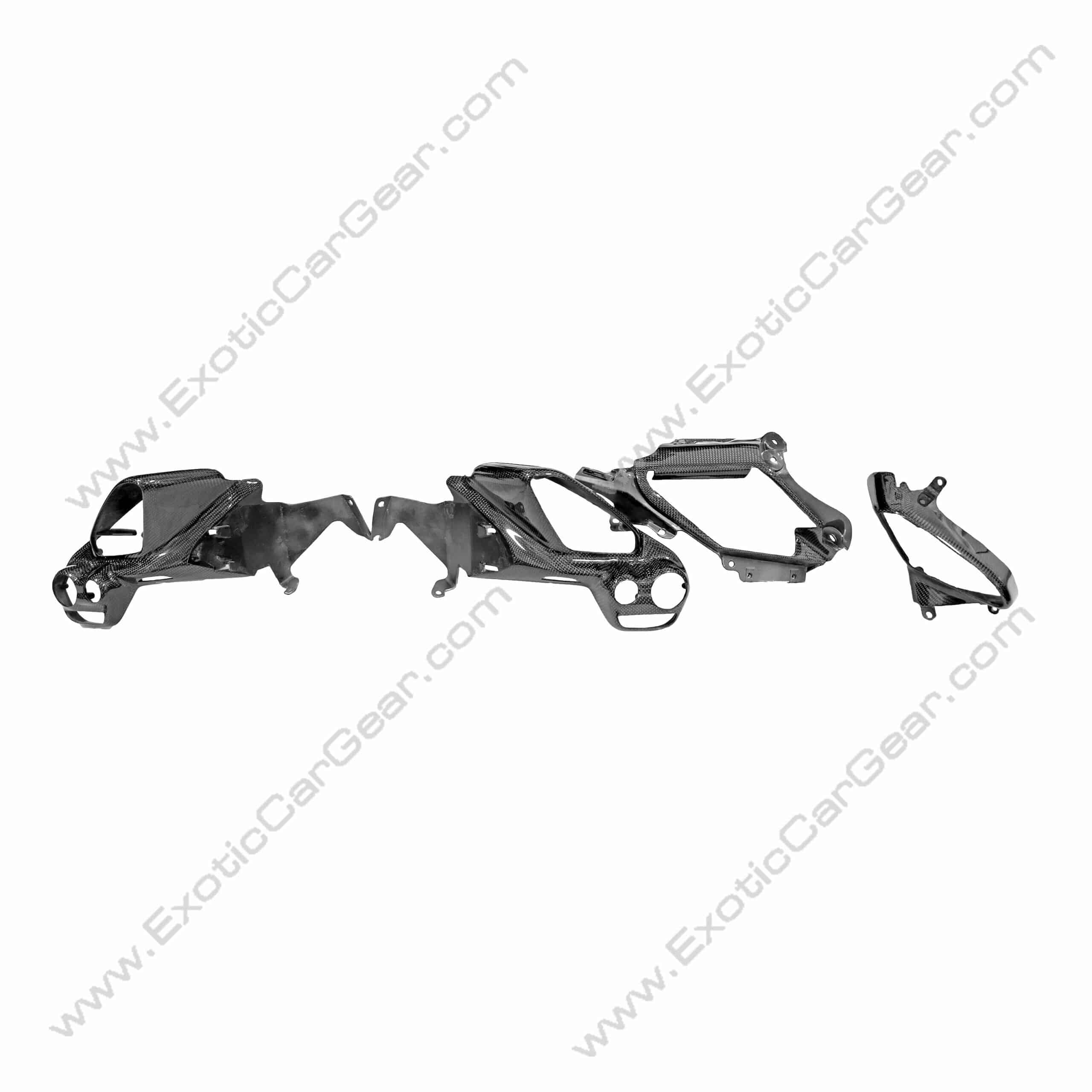 Exotic Car Gear Ferrari 488 GTB & Spider Carbon Fiber Vent Dash Trim ...