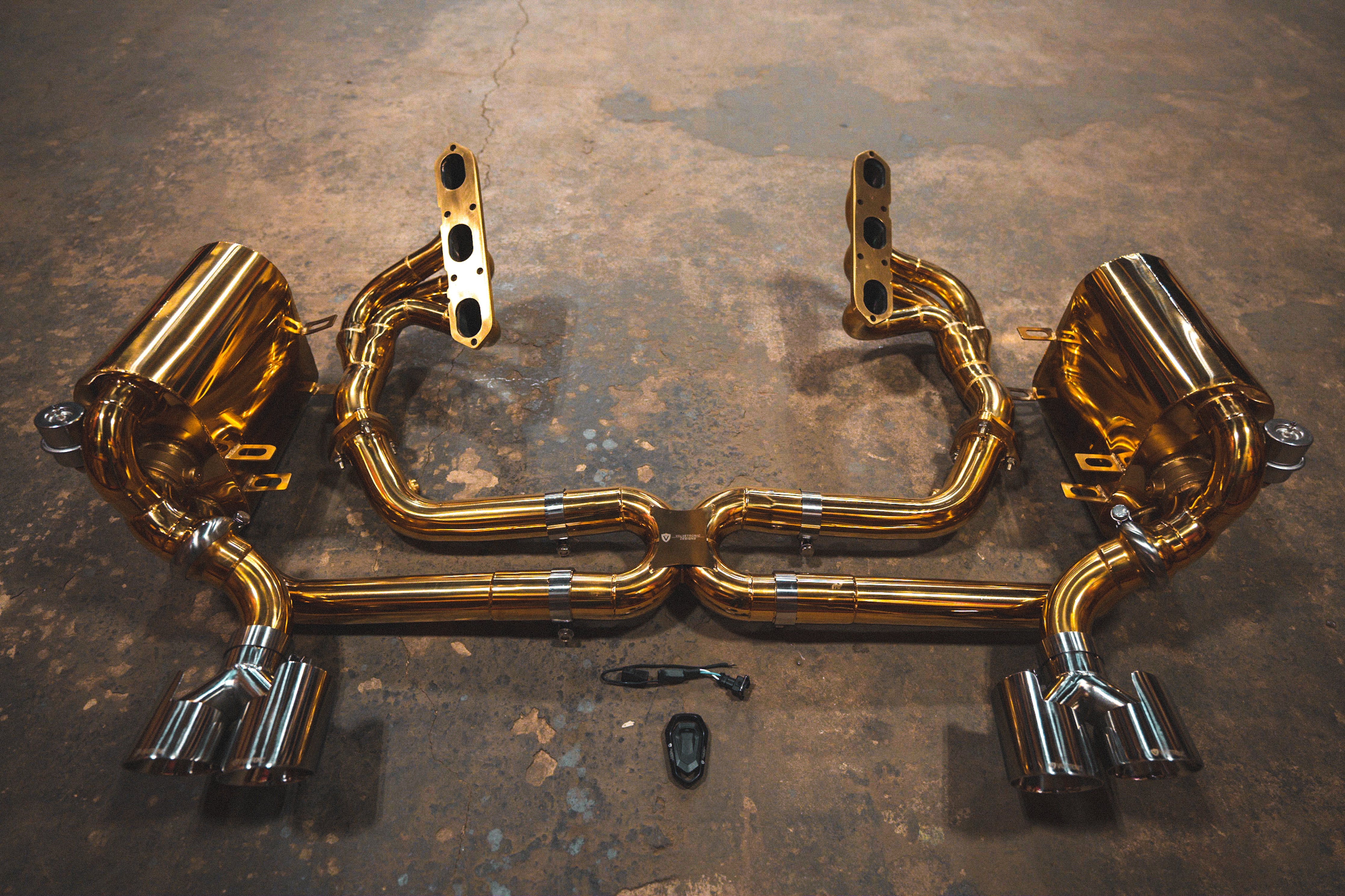 Valvetronic Valved Sport Exhaust System for Porsche 997 Carrera ...