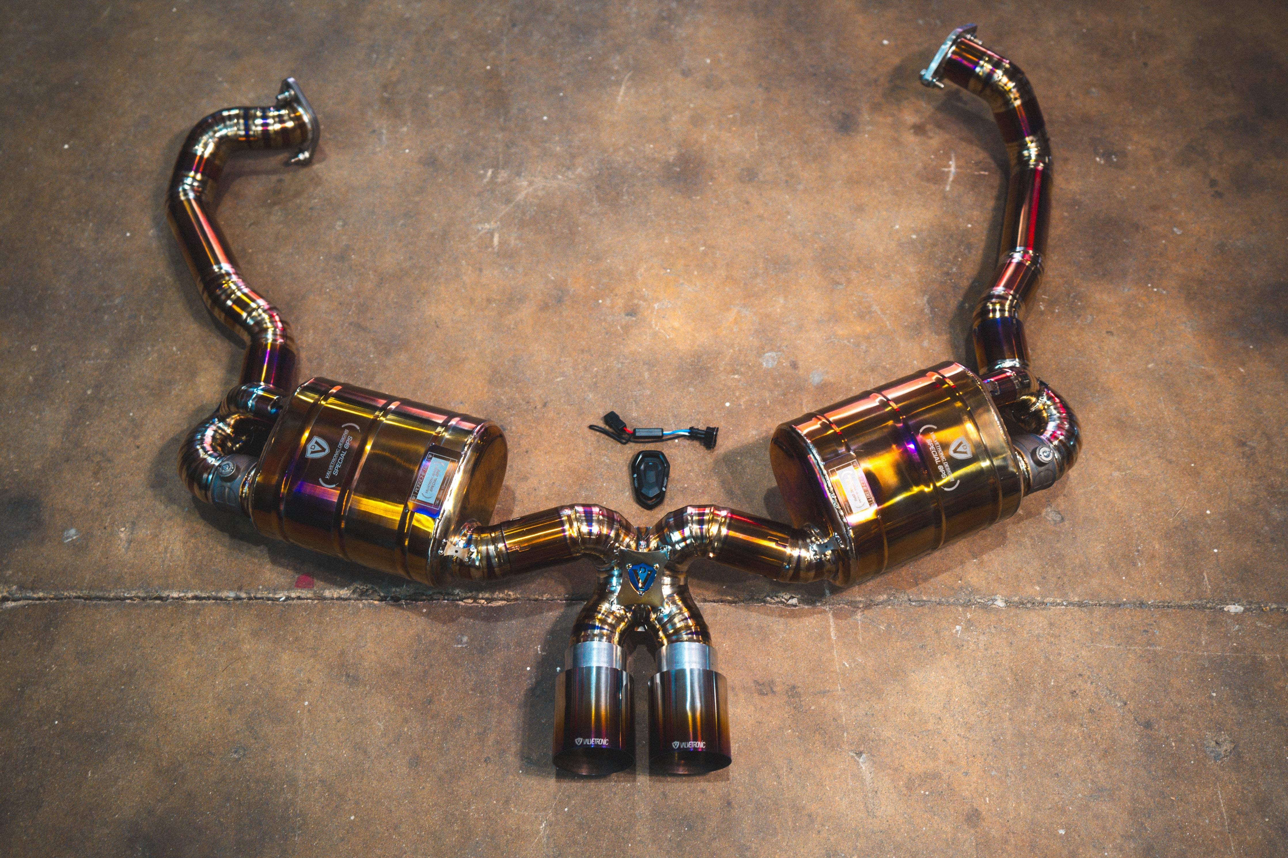 Valvetronic Valved Sport Exhaust System for Porsche Boxster/Cayman 981 ...