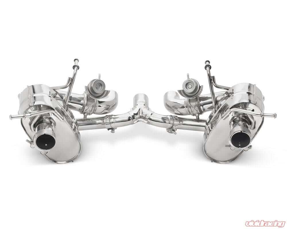 Tubi Style Stainless Steel Muffler w/By-Pass Valves Ferrari 458 Italia ...