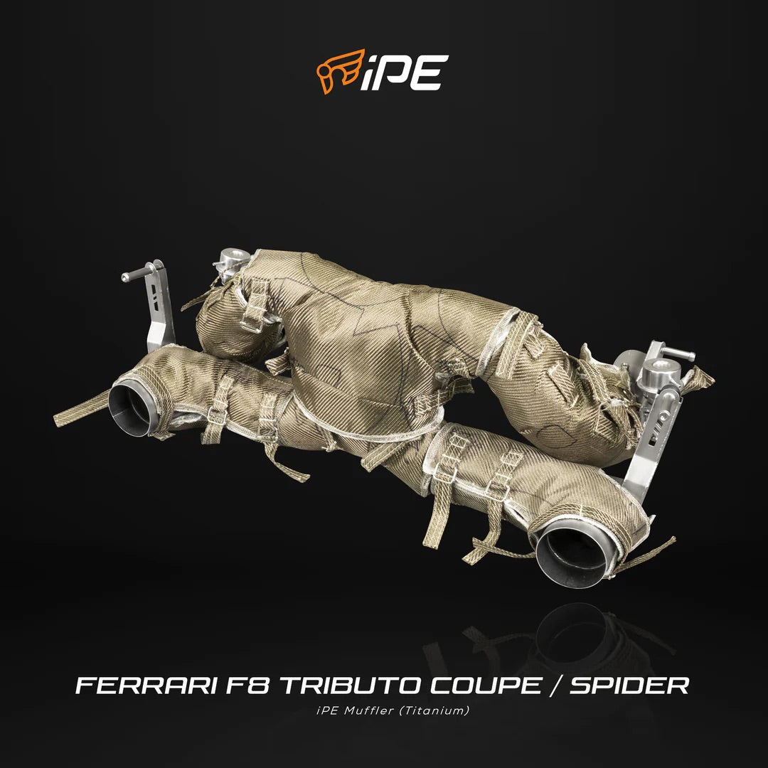 iPE Ferrari F8 Tributo Valvetronic Exhaust (Titanium) – Normal Guy Supercar